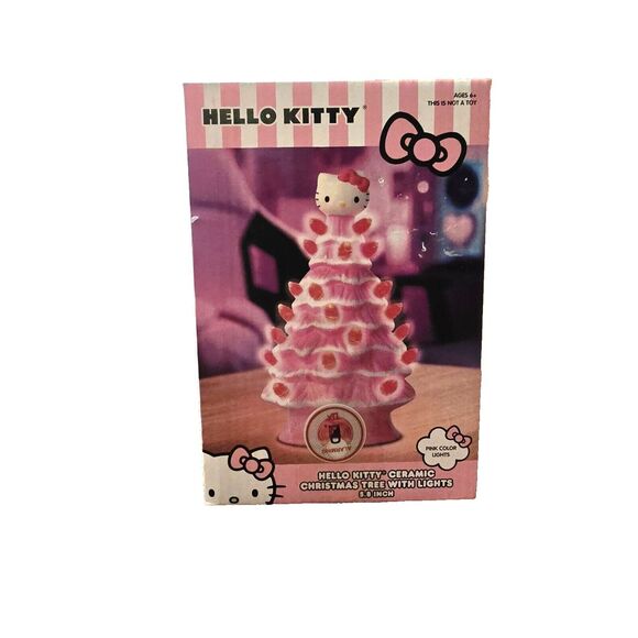 Hello Kitty | Holiday | Hello Kitty Ceramic Christmas Tree With Pink ...